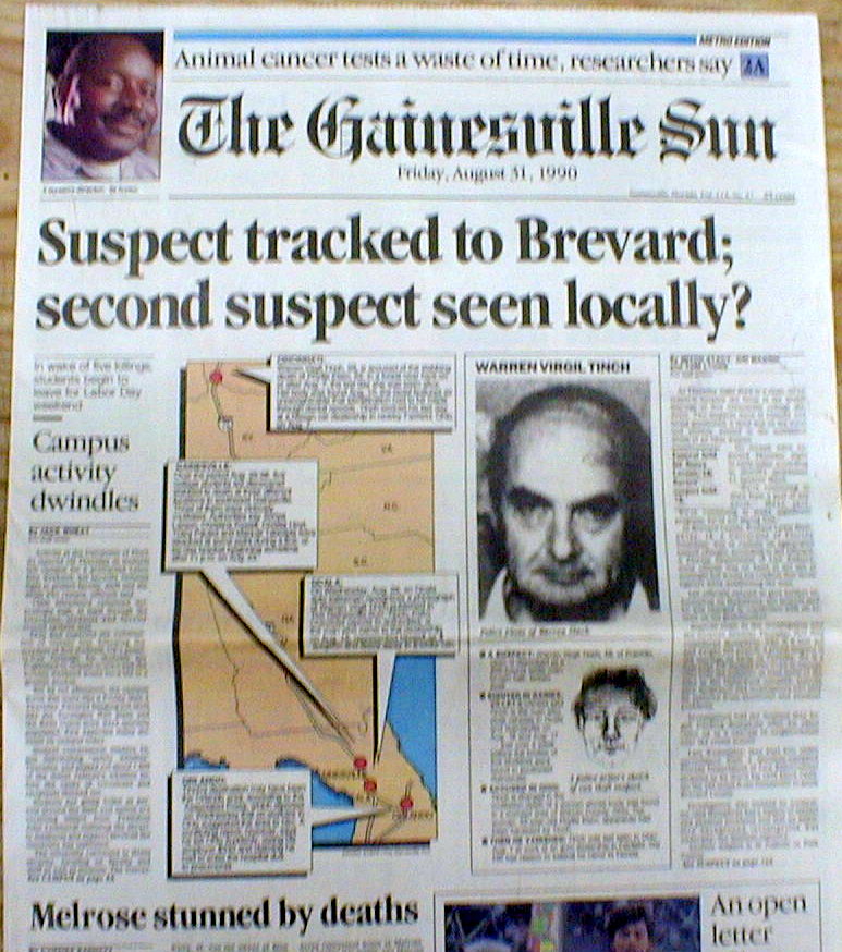 Best 1990 newspaper Serial Killer DANNY ROLLING The Gainesville Ripper ... Best 1990 newspaper Serial Killer DANNY ROLLING The Gainesville Ripper ...